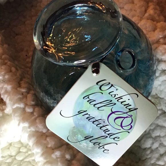 Storage & Organization | Nwt Beautiful Cute And Cleaver Blue Glass ...